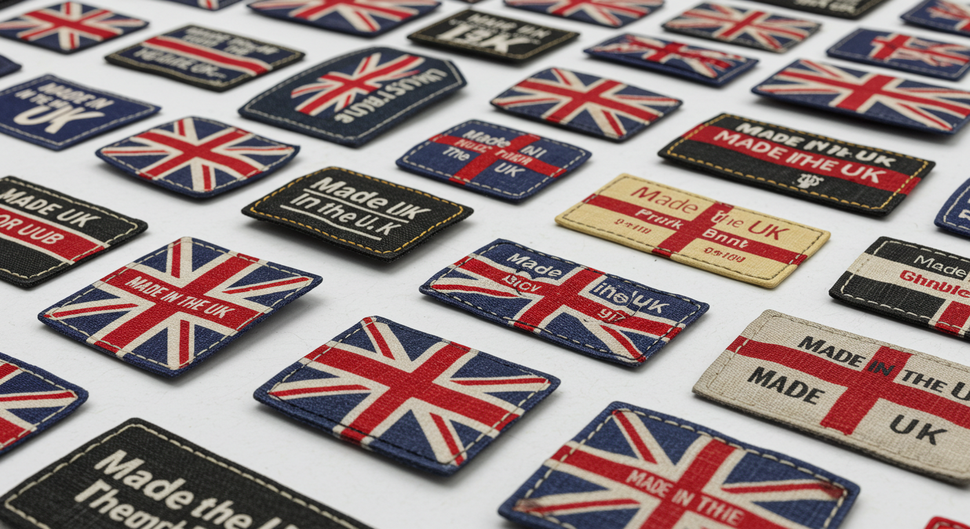 Made In The UK/Union Jack Labels - CPS Print Solutions